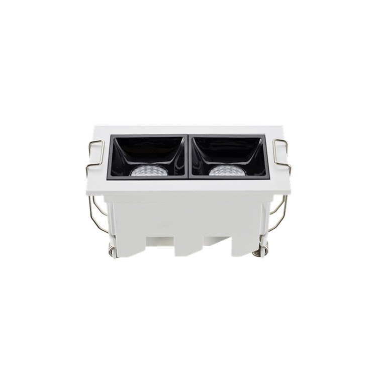 Mini Double Head 2*3W White Aluminum Dimmable Recessed Downlight Mini Double Head 2*3W White Aluminum Dimmable Recessed Downlight